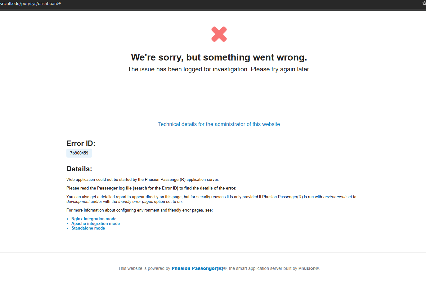 Open OnDemand Troubleshooting - UFIT-RC Documentation
